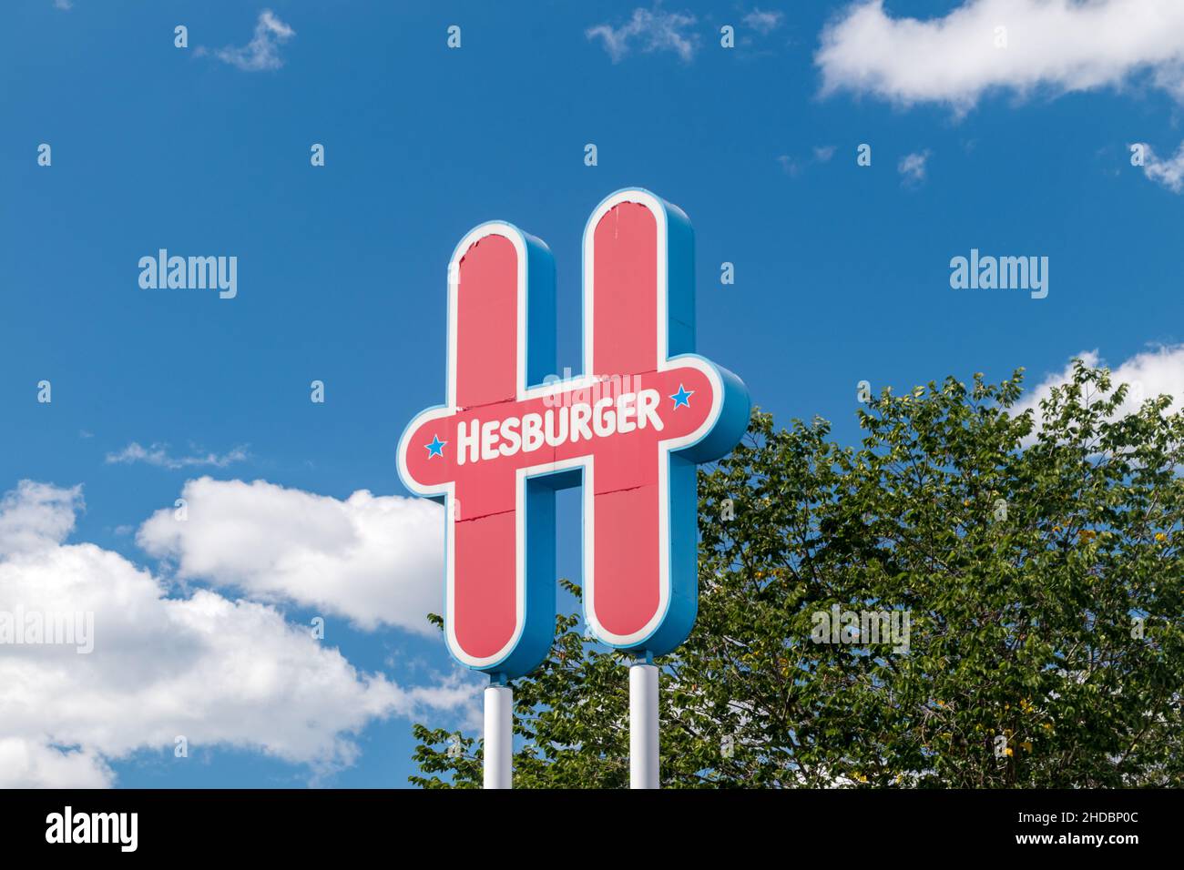 Turku, Finland - August 6, 2021: Sign and logotype of Finnish fast food ...
