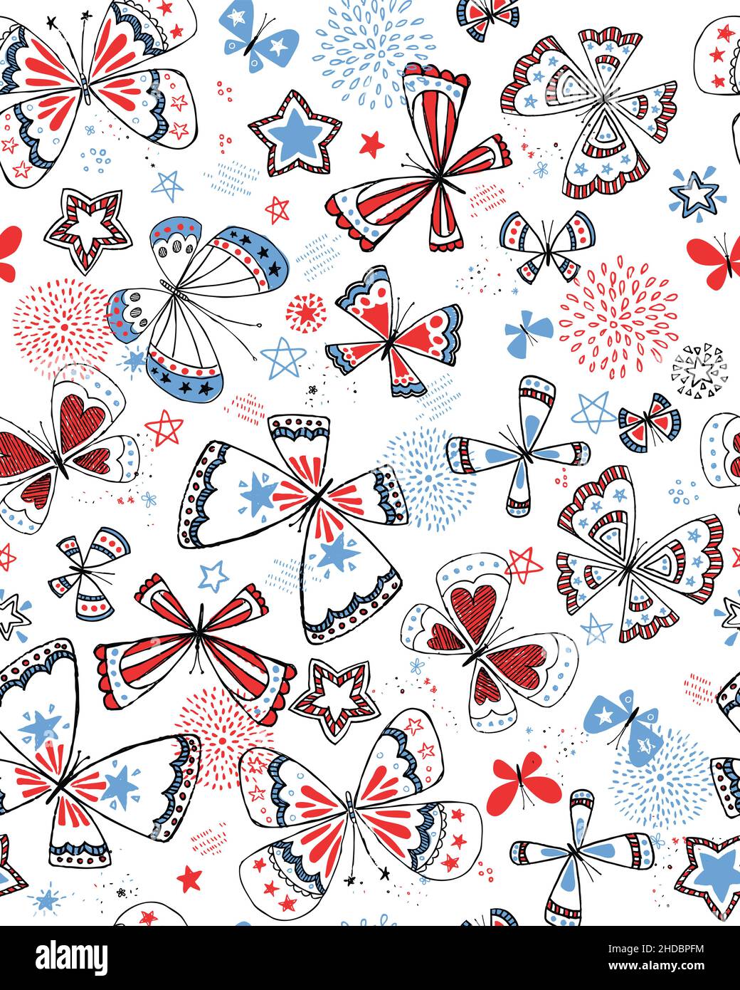 Butterflies drawing hi-res stock photography and images - Alamy