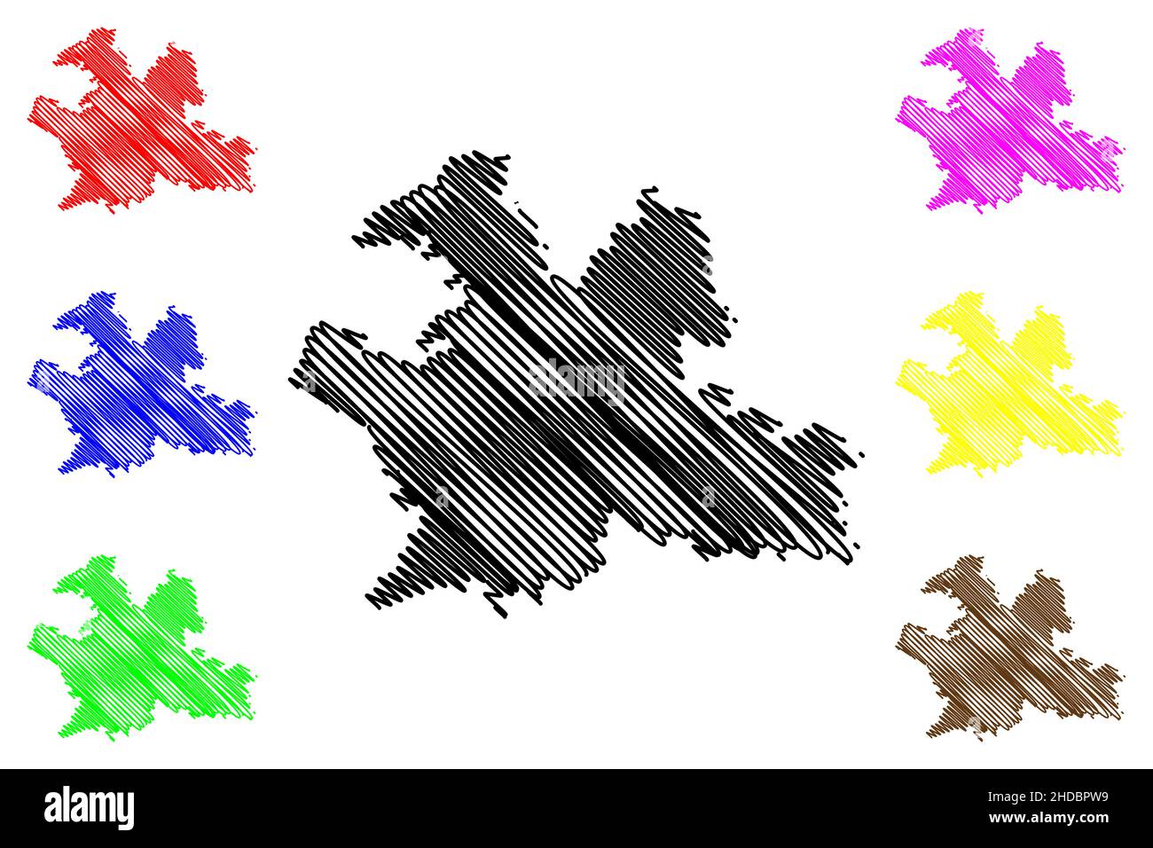 Solapur district (Maharashtra State, Pune Division, Republic of India ...