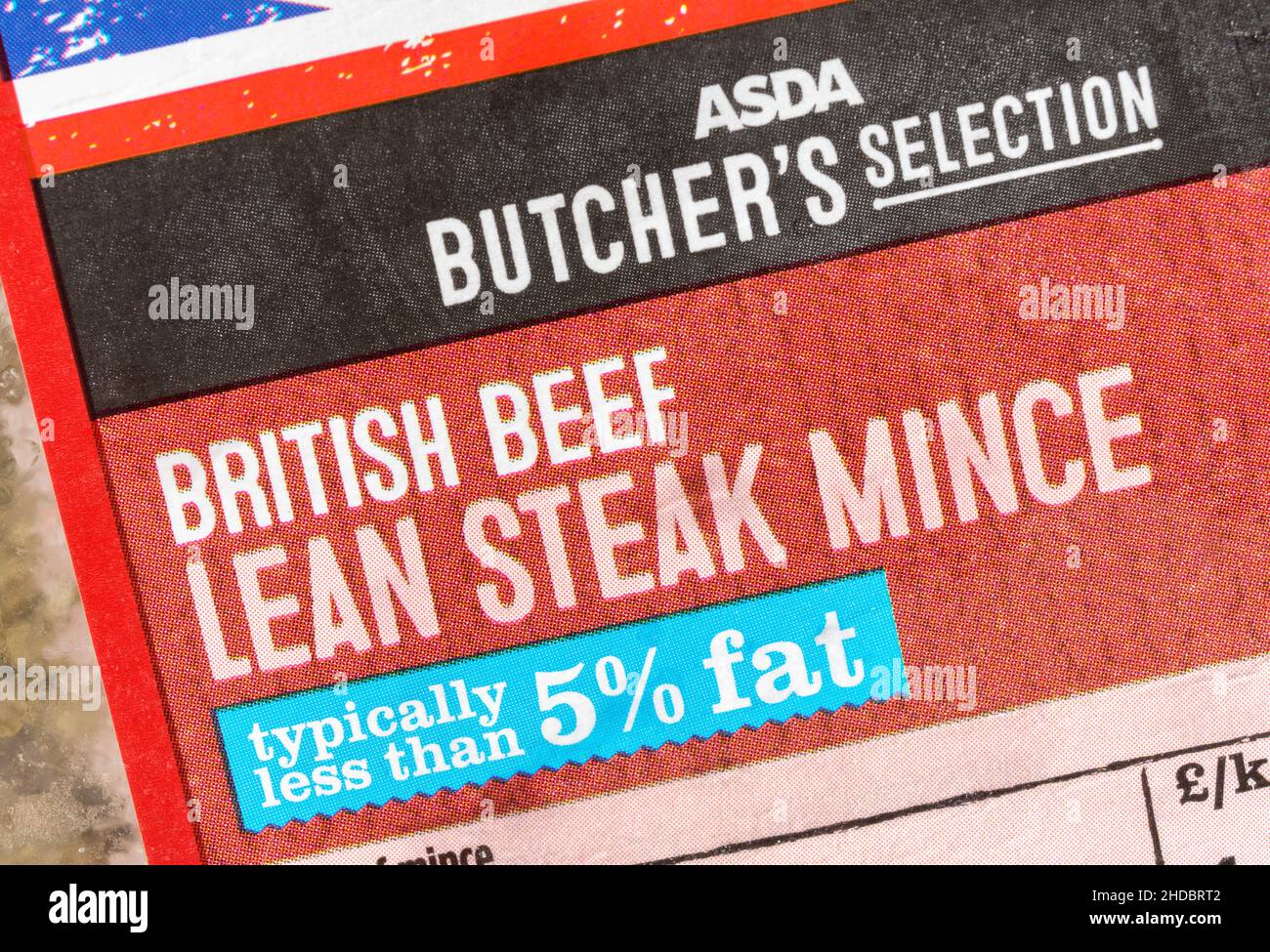 Lean meat label hi-res stock photography and images - Alamy