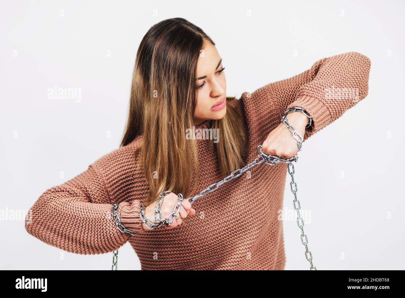Punishment by the chain punishment hi-res stock photography and images ...