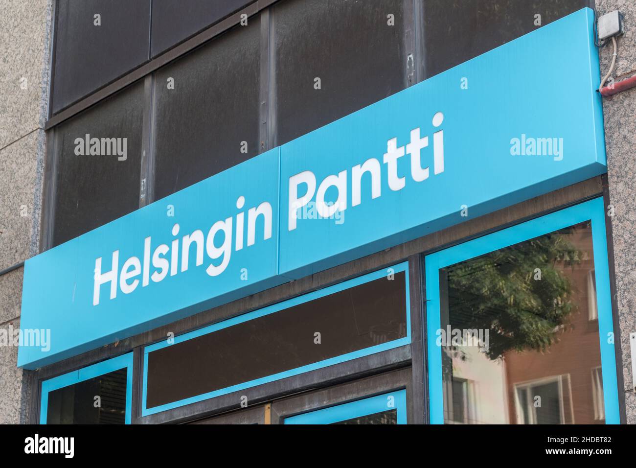 Turku, Finland - August 6, 2021: Logo of Helsingin Pantti Stock Photo ...