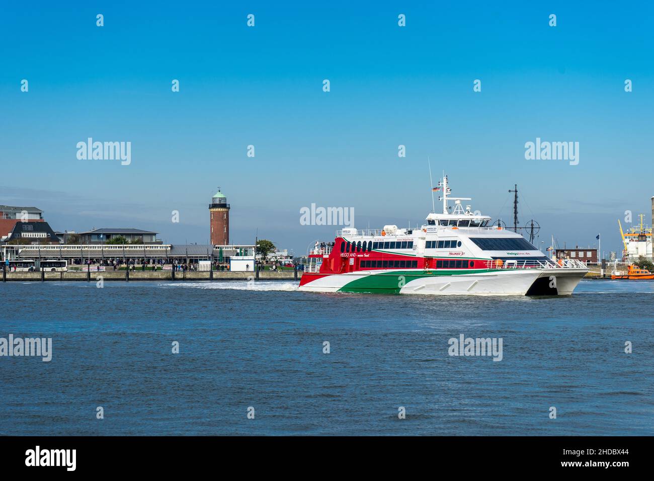 Halunder Jet in Cuxhaven Stock Photo - Alamy