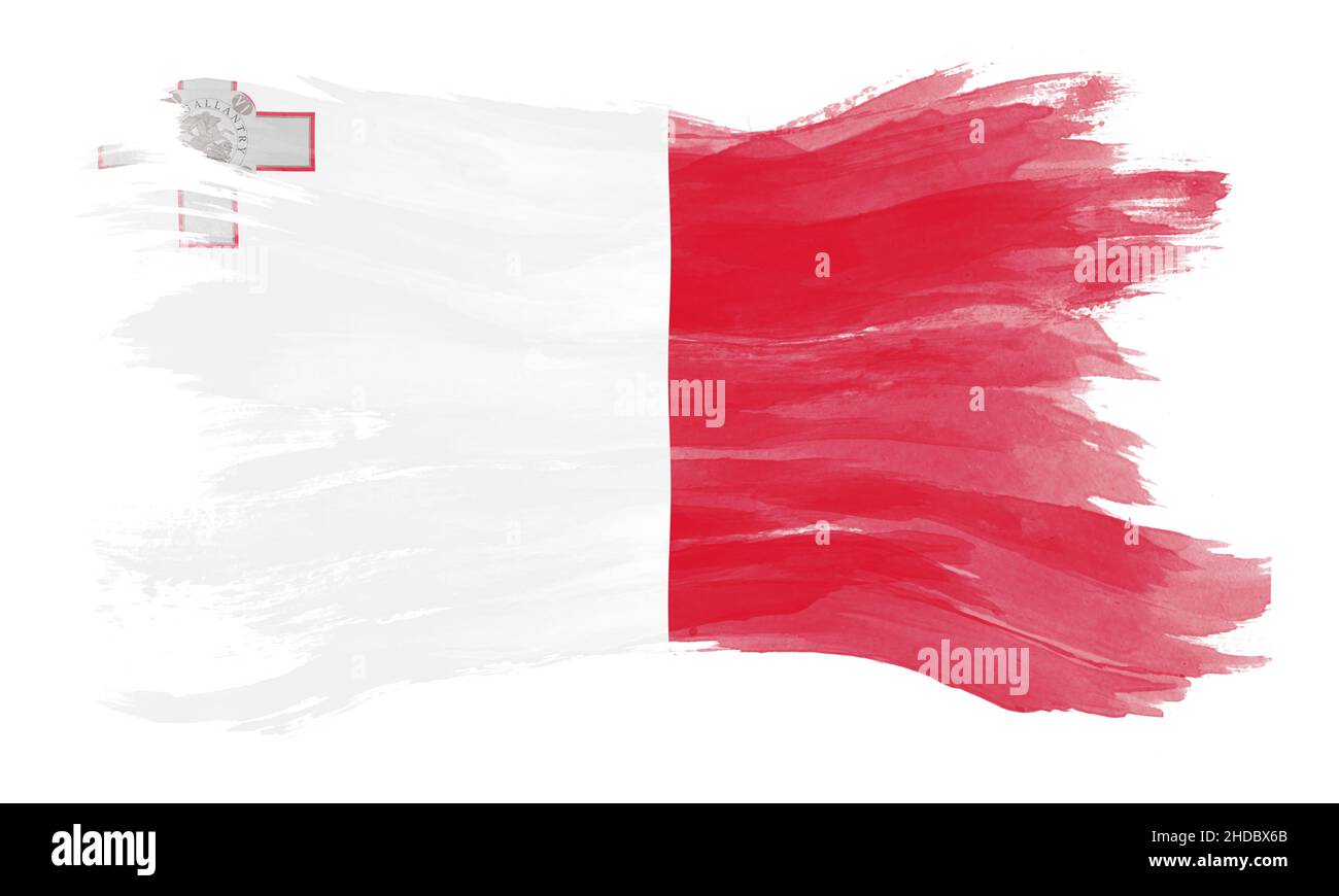 Malta national colors Cut Out Stock Images & Pictures - Alamy