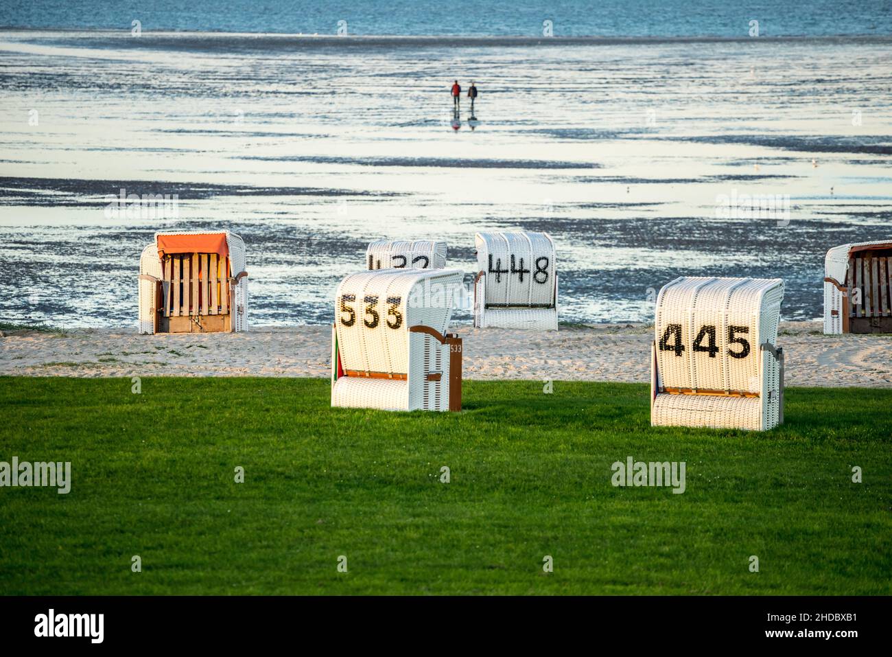 Hooksiel - Am Strand Stock Photo - Alamy