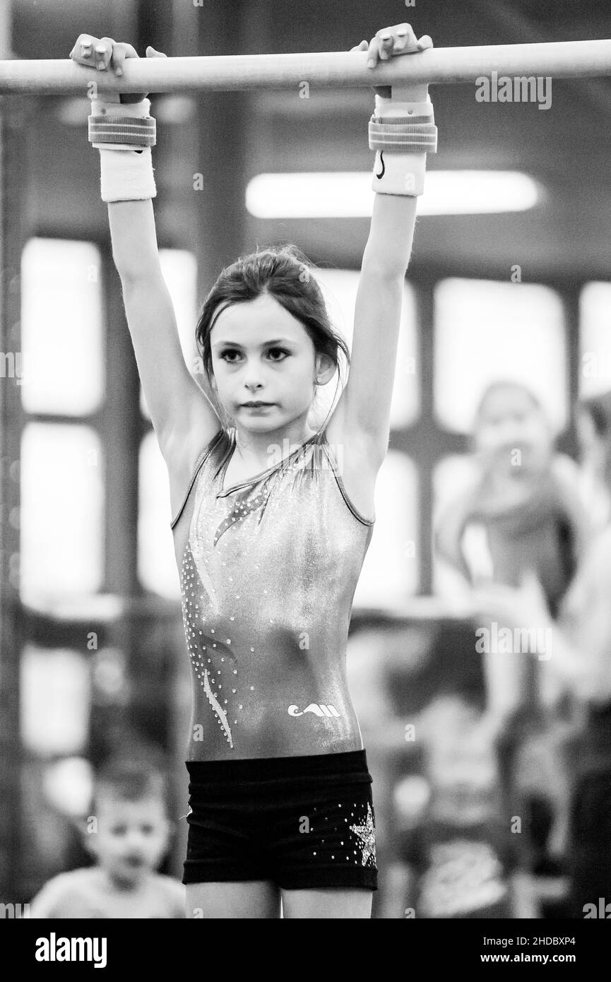 child training in the gym Stock Photo - Alamy