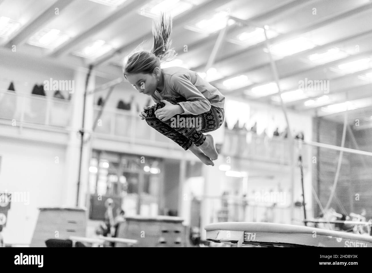 child training in the gym Stock Photo - Alamy