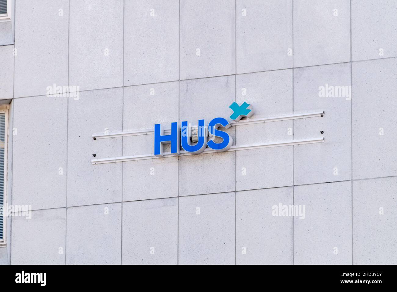 Helsinki, Finland - August 5, 2021: Logo of HUS Helsinki University ...