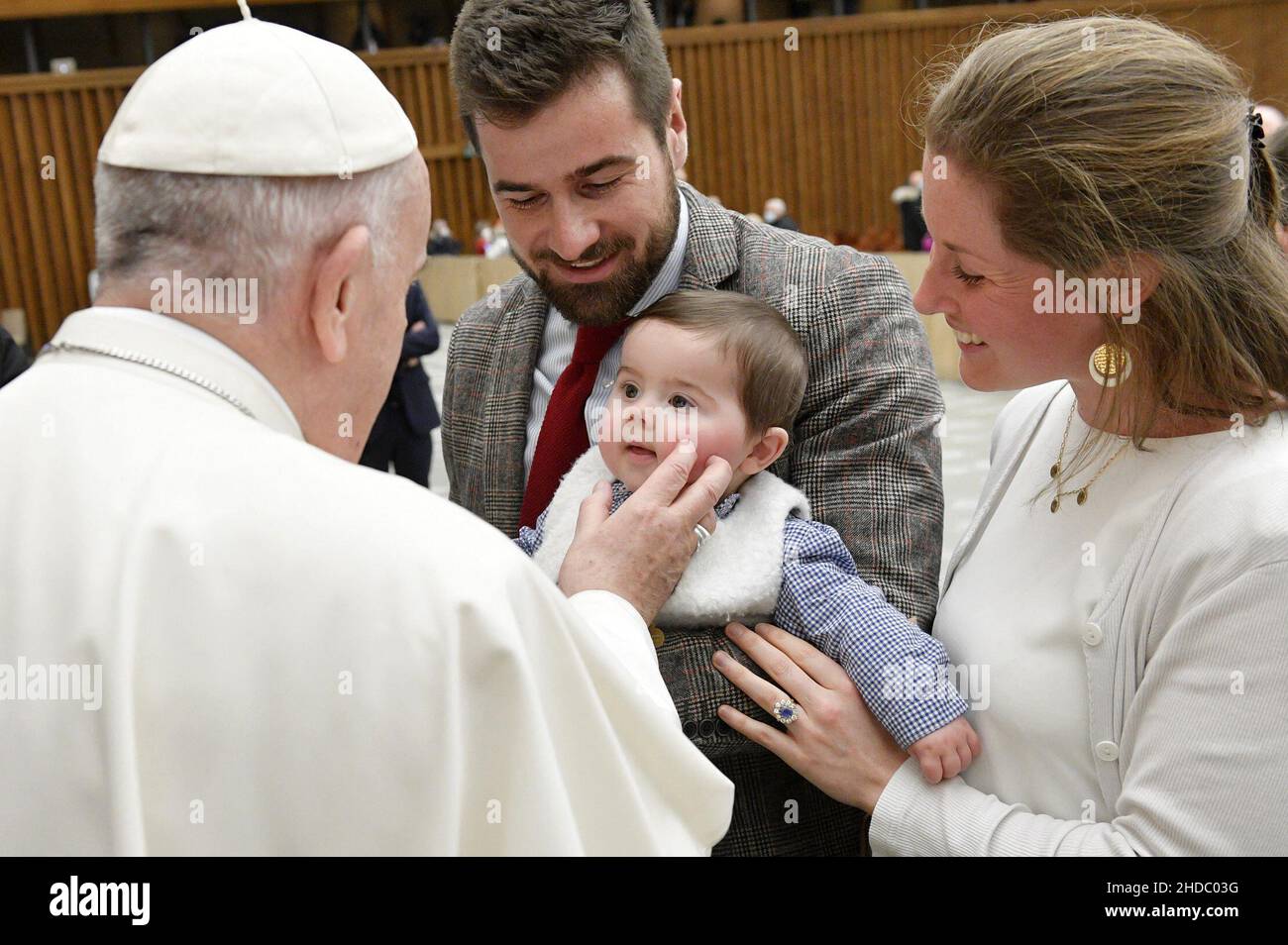 Pope Francis leads the weekly general audience at the Paul VI Hall in ...