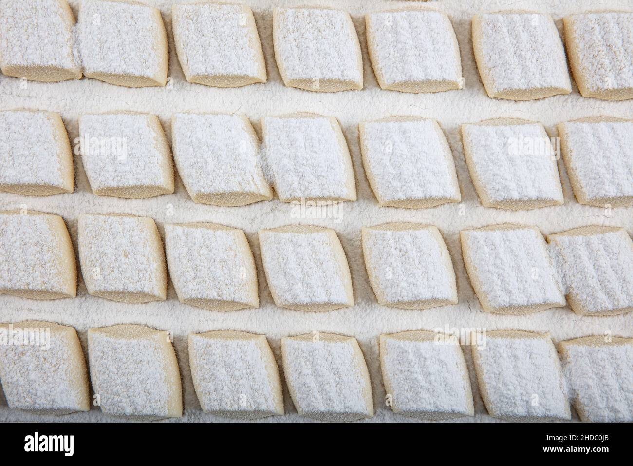 Traditional Delicious Turkish dessert; flour cookie. Flour cookies on a ...
