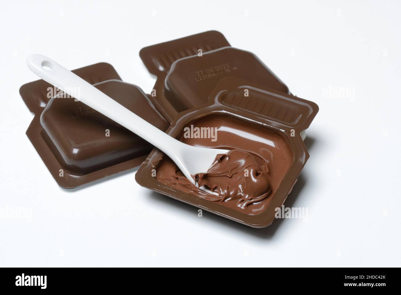 Nutella in breakfast portion, hazelnut chocolate cream Stock Photo - Alamy