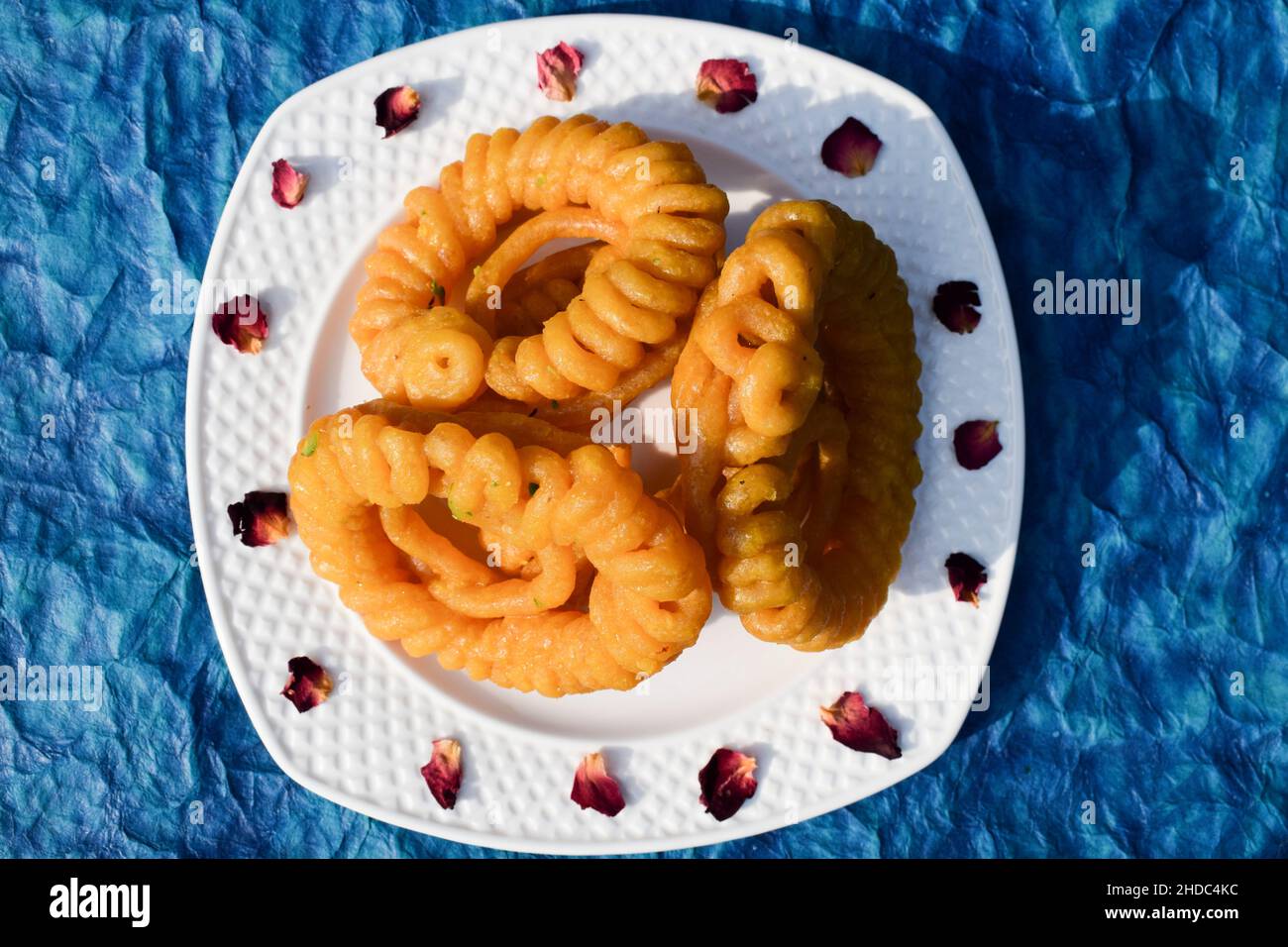 Popular Indian Pakistani sweet dish Imarti. also known as Amriti or ...