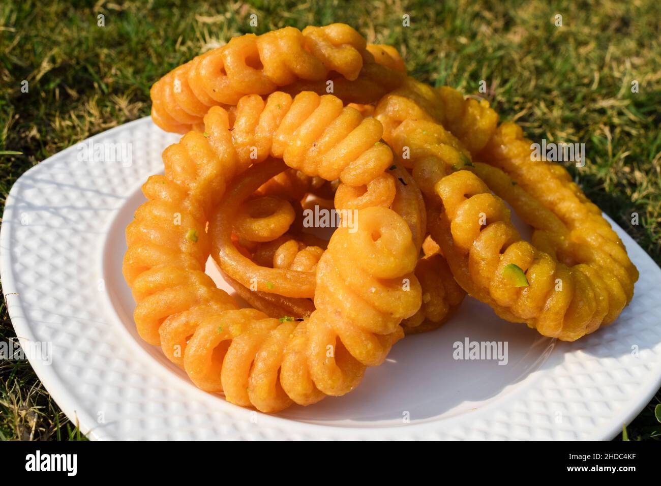 Popular Indian Pakistani sweet dish Imarti. also known as Amriti or ...