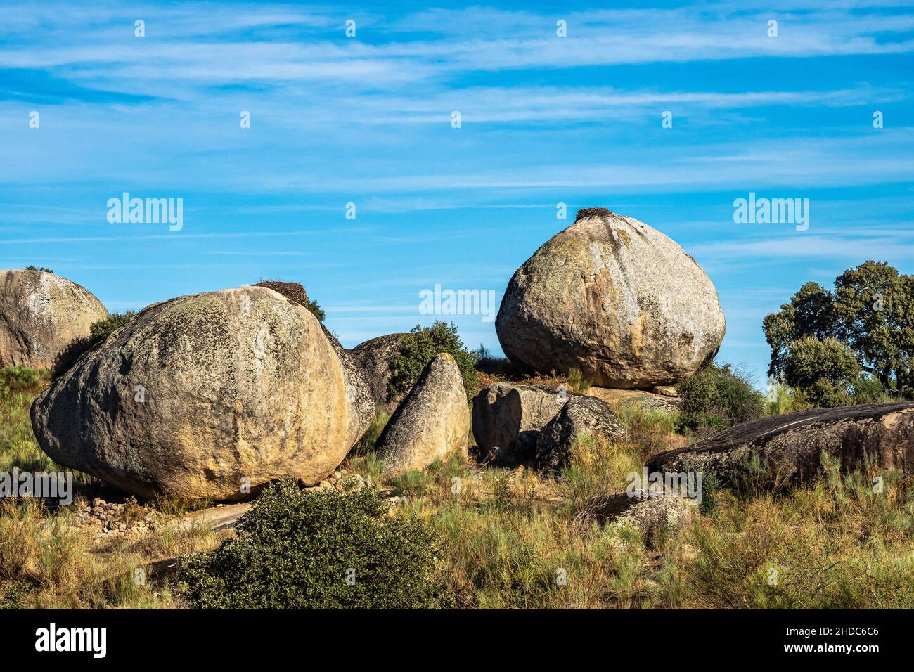 Los Barruecos Natural Monument, Malpartida de Caceres, Extremadura in ...