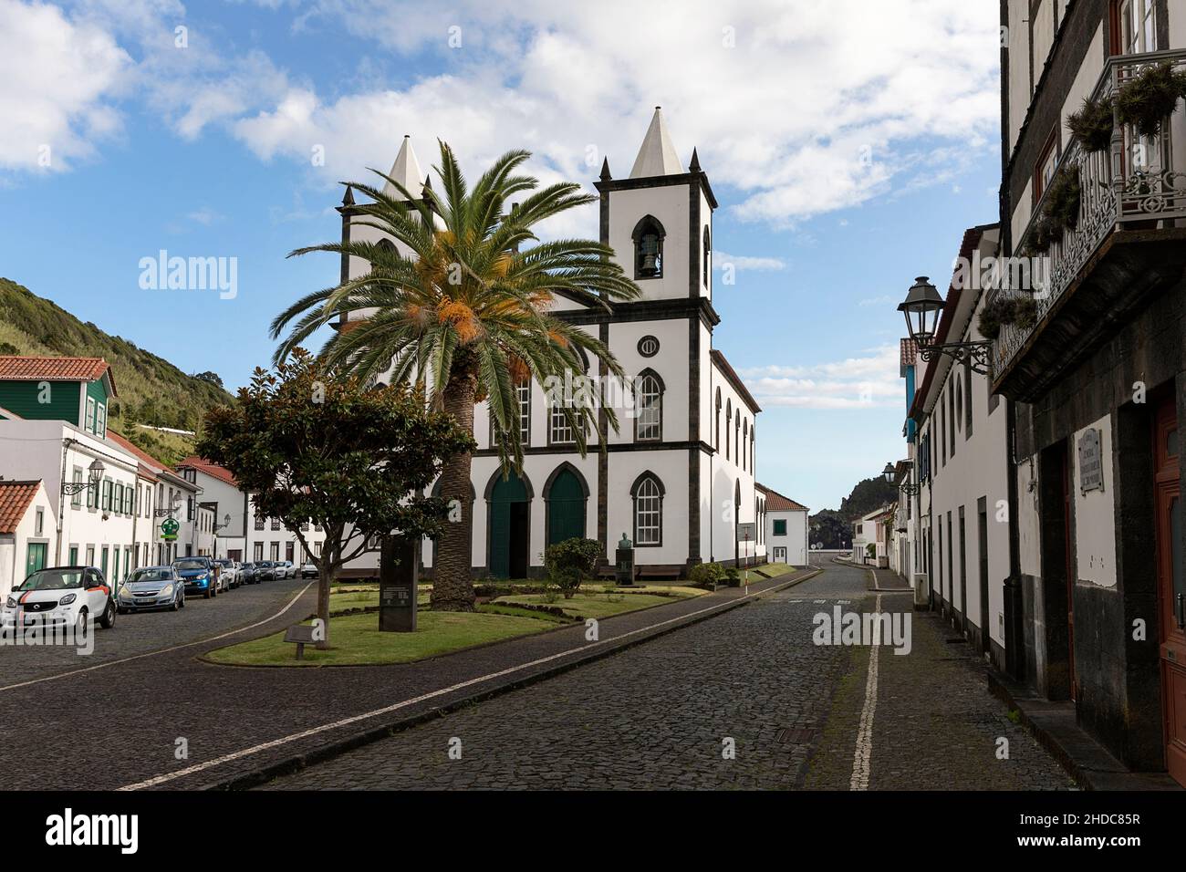 Church Igreja da Santíssima Trindade in Lajes do Pico, Pico island ...