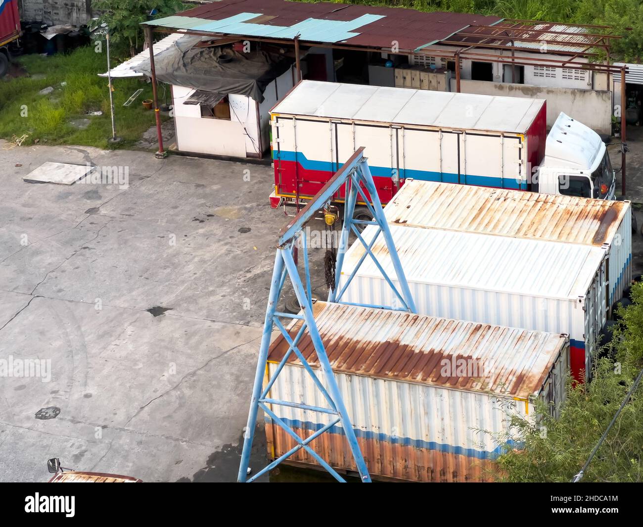 Gantry crane operator factory hi-res stock photography and images - Alamy