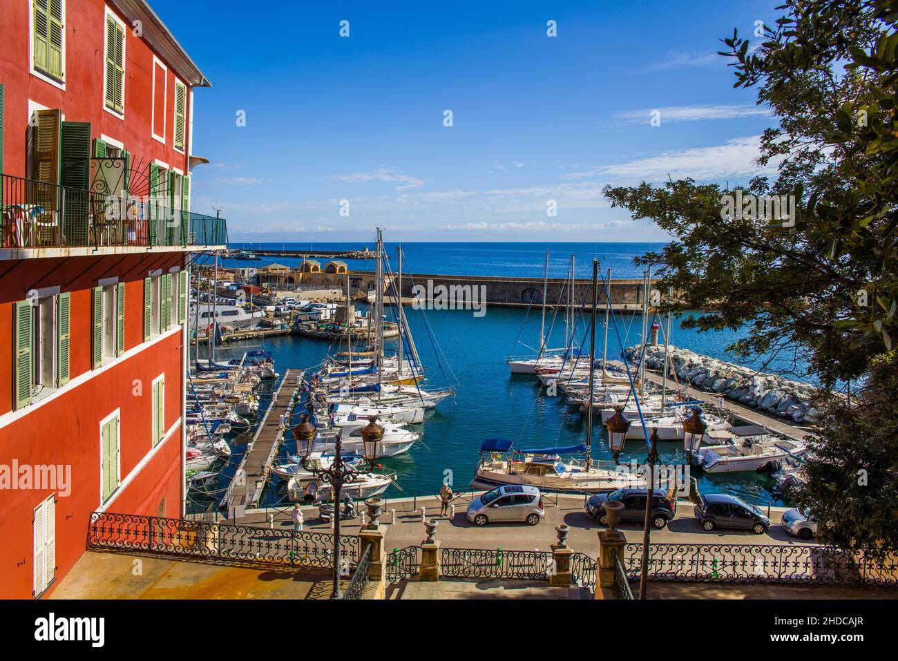 View of marina, Bastia, Corsica, Bastia, Corsica, France, Europe Stock ...