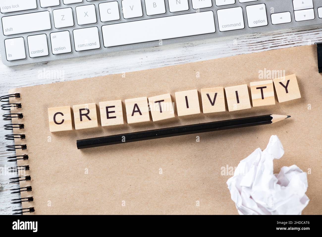 Creativity and innovation concept with letters Stock Photo - Alamy