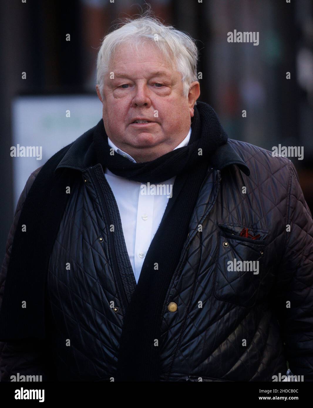 London, UK. 5th Jan, 2022. Talk Show host, Nick Ferrari, leaves the ...