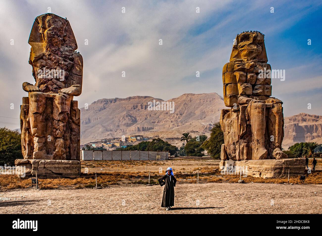 Memnon Colossi, Gigantic Statues of a Mortuary Temple of Amenophis III ...