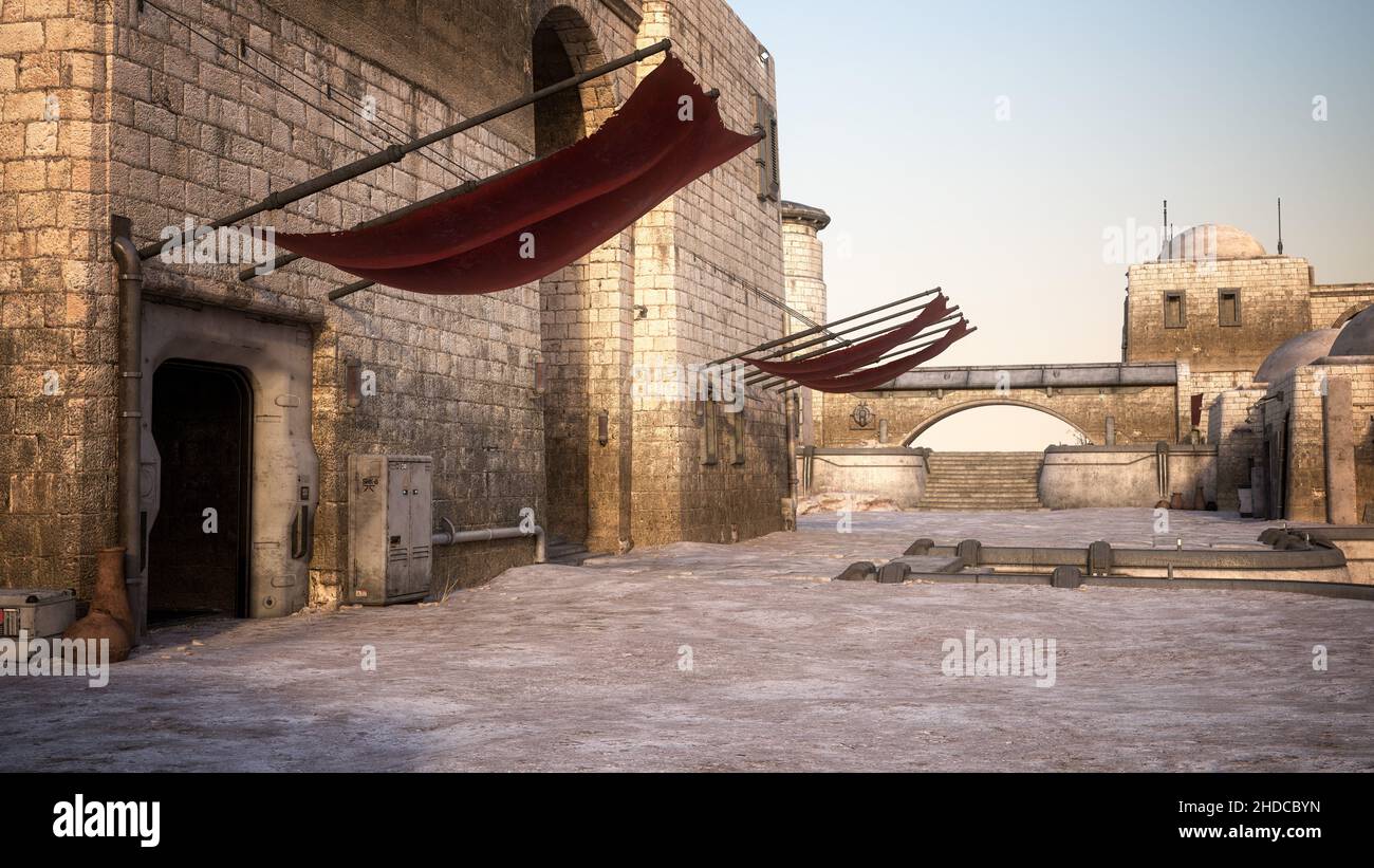 Futuristic outpost hi-res stock photography and images - Alamy