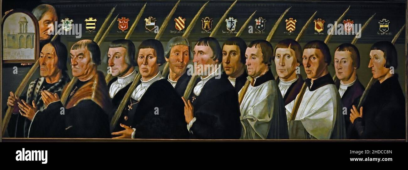 Group Portrait of the Jerusalem Pilgrims, Jan van Scorel (1495–1562 ...