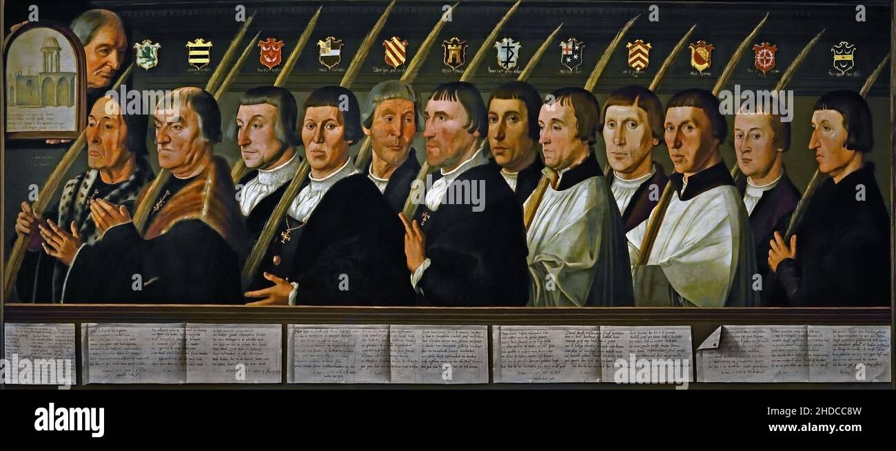 Group Portrait of the Jerusalem Pilgrims, Jan van Scorel (1495–1562 ...