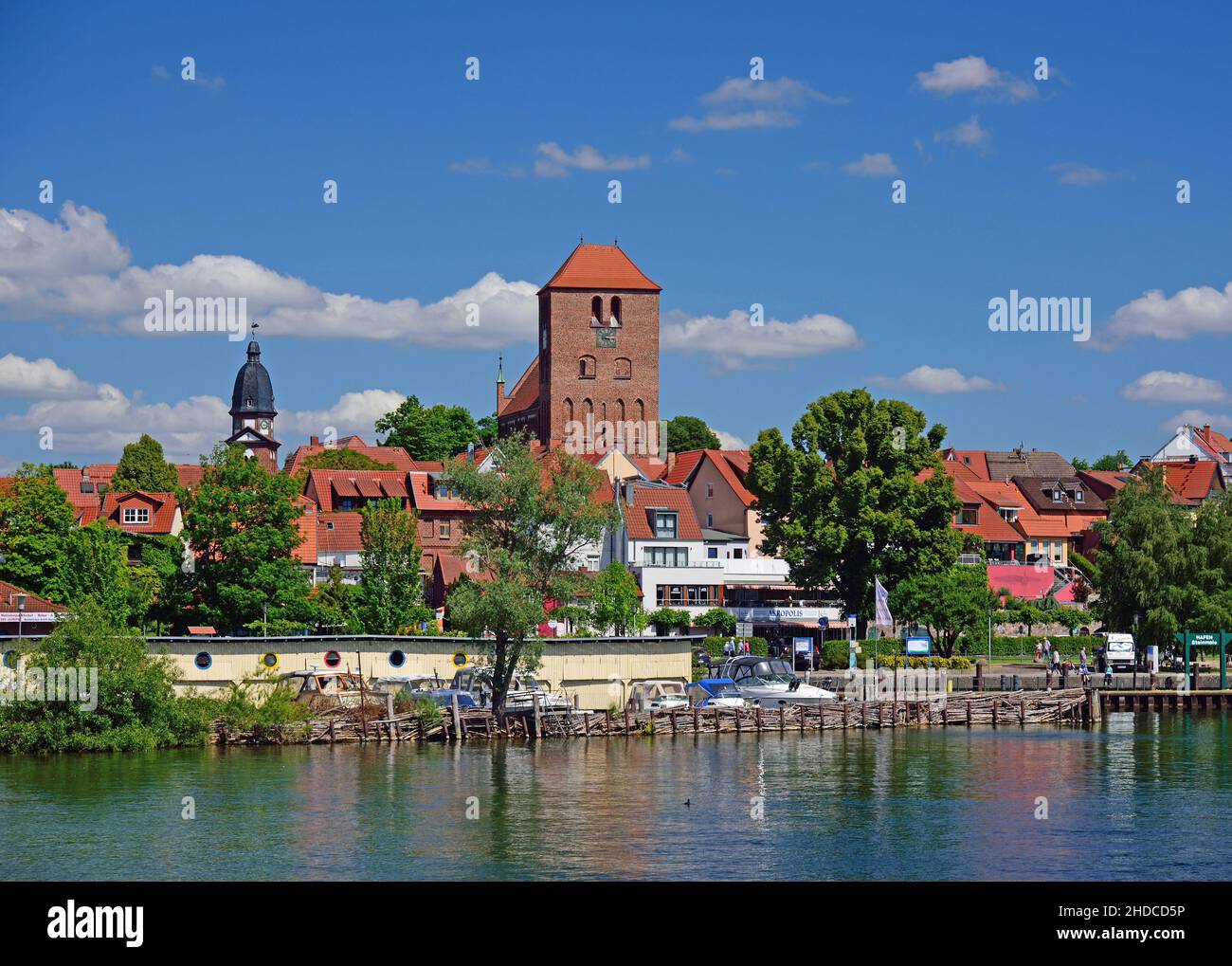 Mueritz waren seenplatte mecklenburg vorpommern deutschland hi-res ...