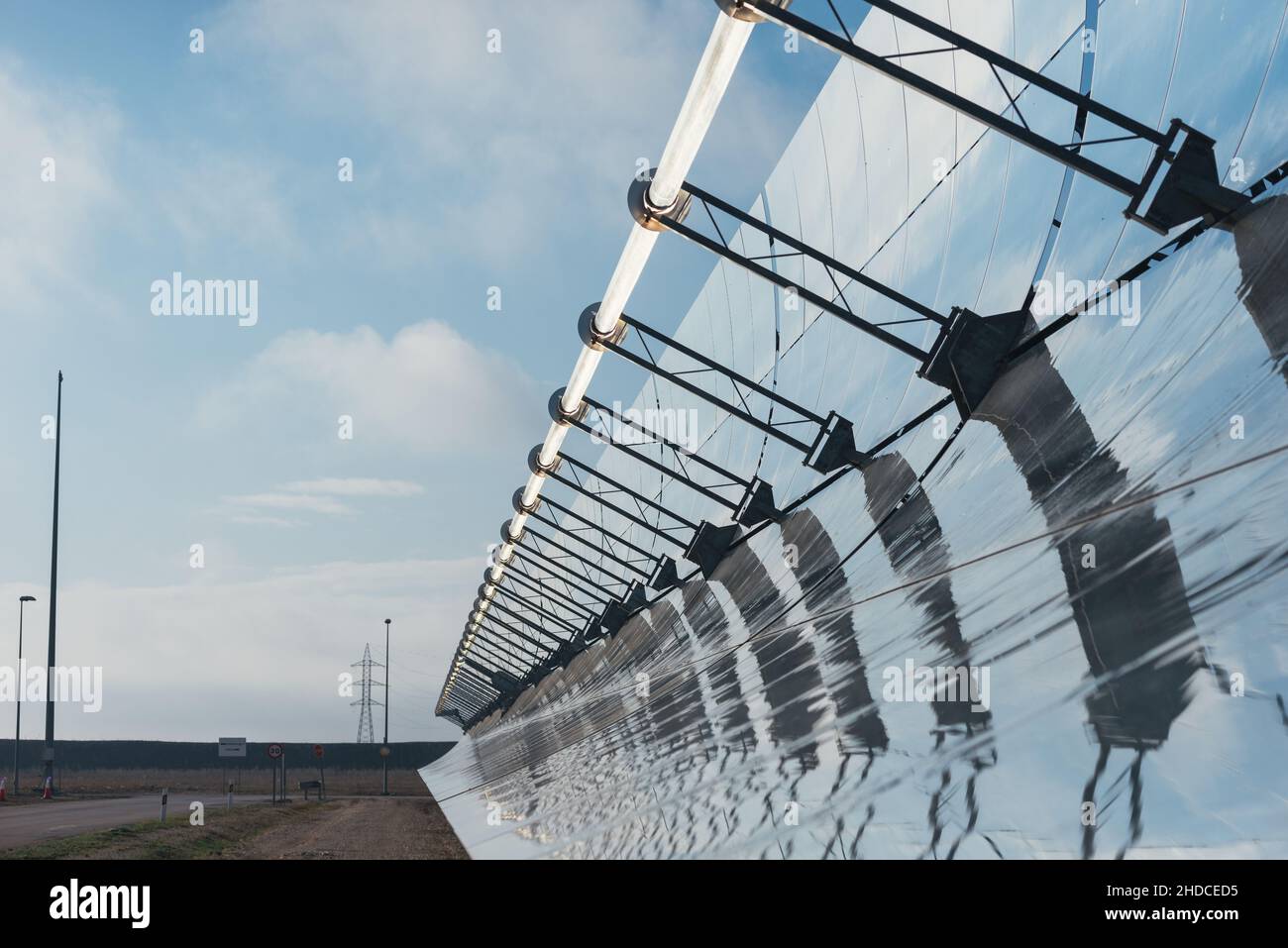 Solar power mirrors people hi-res stock photography and images - Alamy