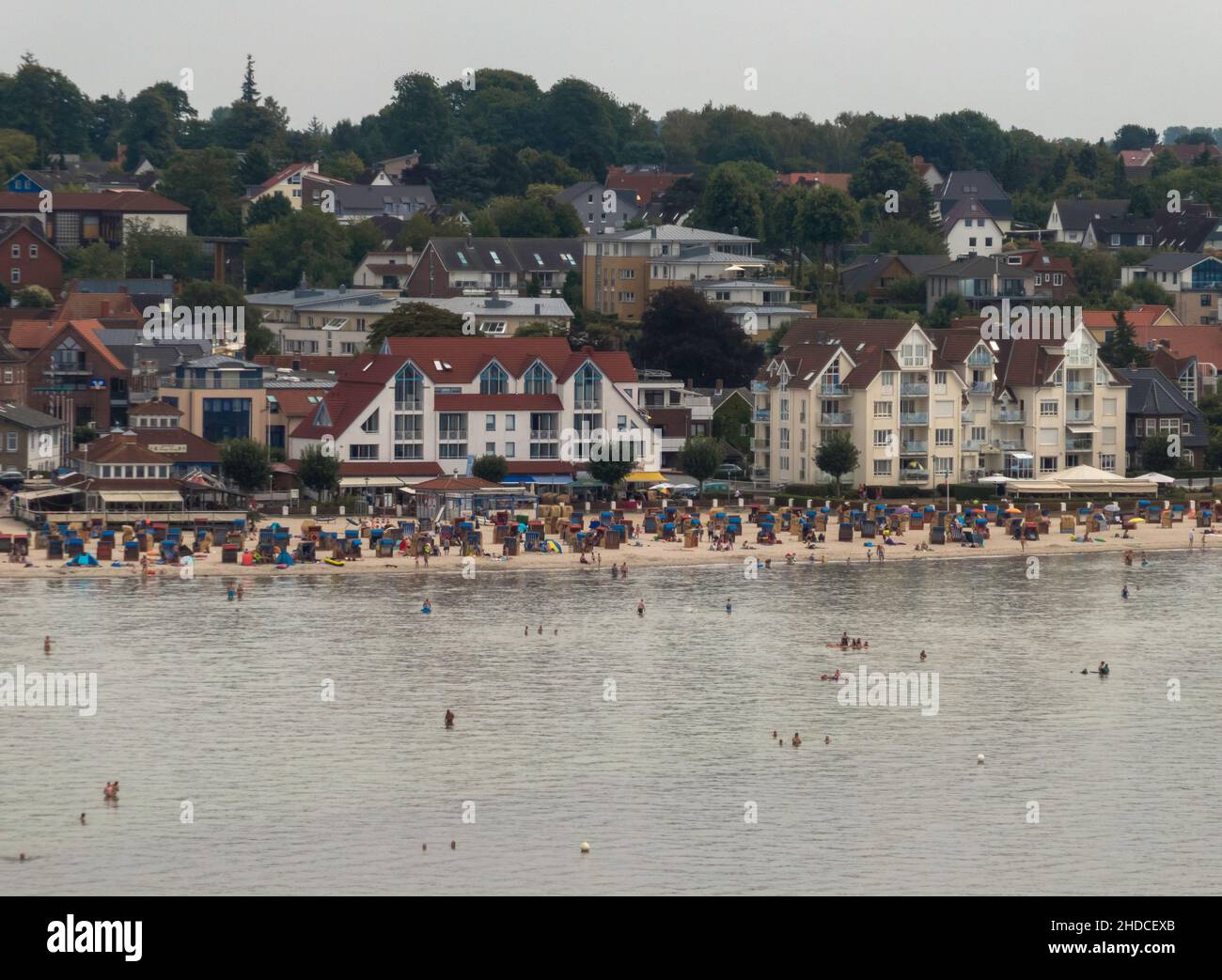 Badeleben in Laboe / beach life in Laboe Stock Photo - Alamy