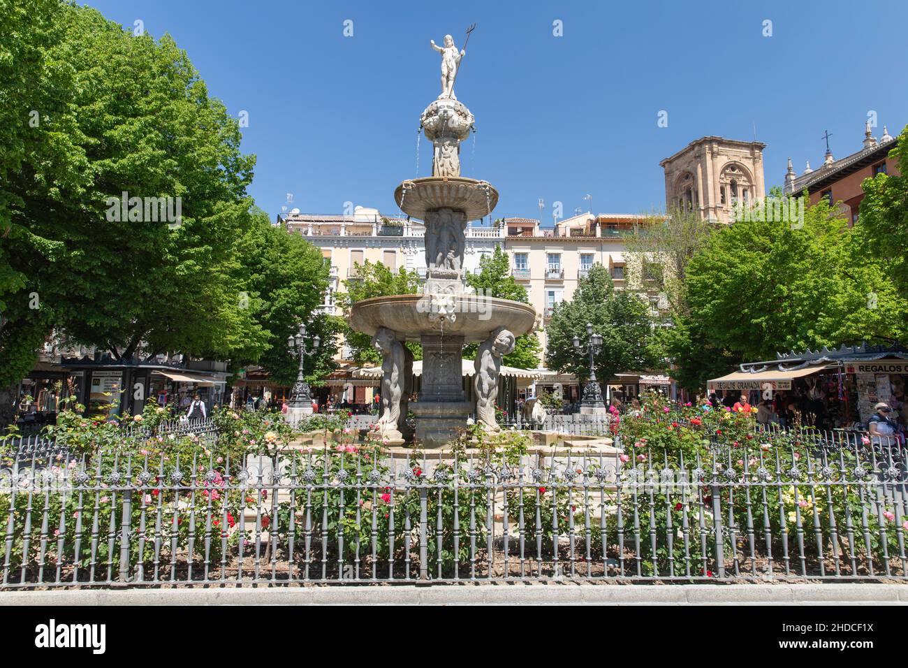 Brunnen in Granada / spring in Granada Stock Photo - Alamy