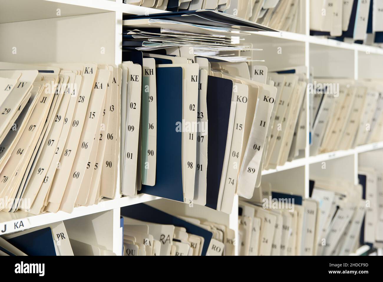 Health data files storage hi-res stock photography and images - Alamy