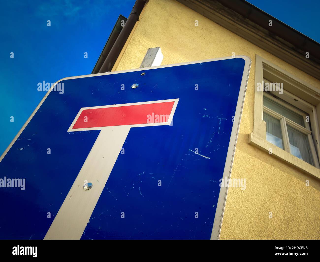 Traffic sign dead end symbol hi-res stock photography and images - Alamy