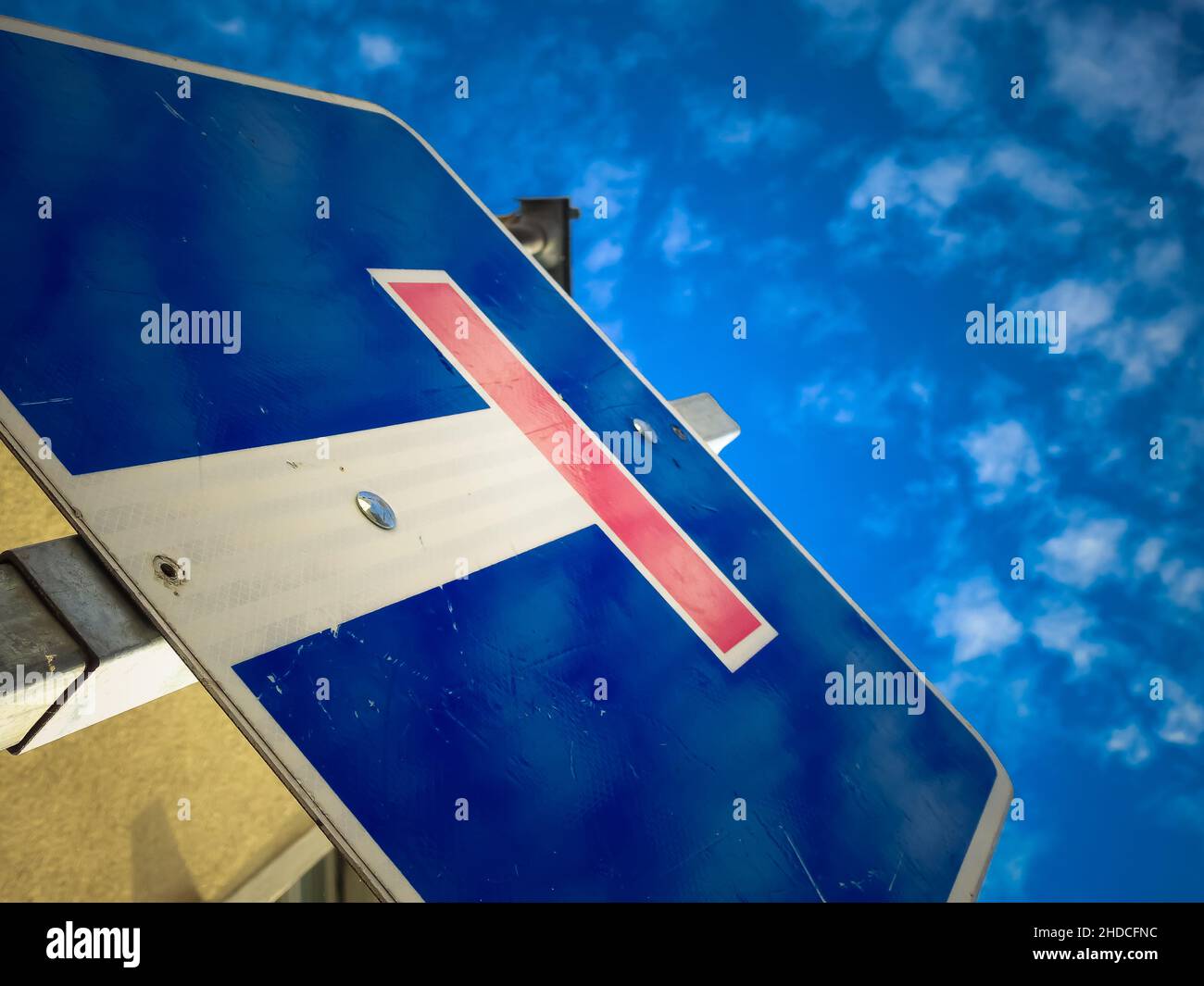 Traffic sign dead end symbol hi-res stock photography and images - Alamy