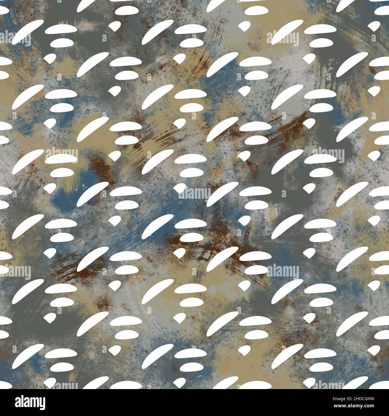 Seamless neutral and white grungy classic abstract surface pattern ...