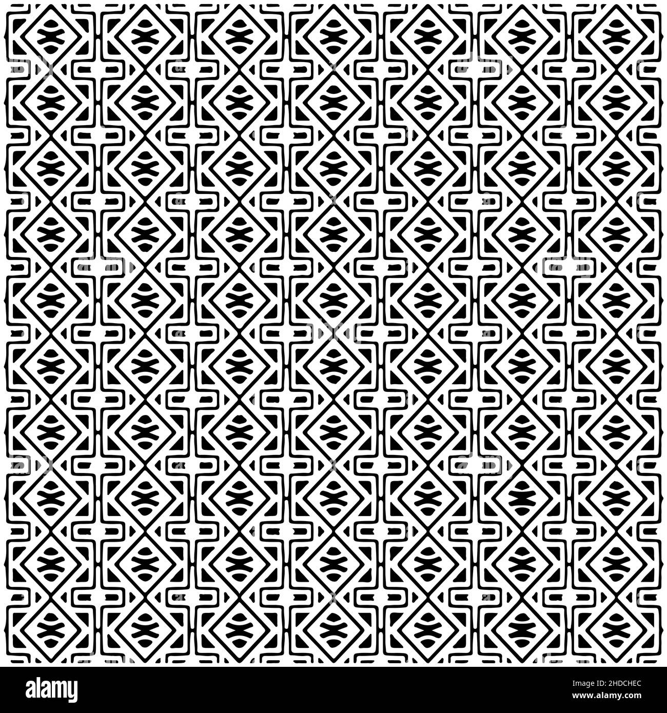 Seamless ethnic pattern color black and white.Can be used in fabric ...