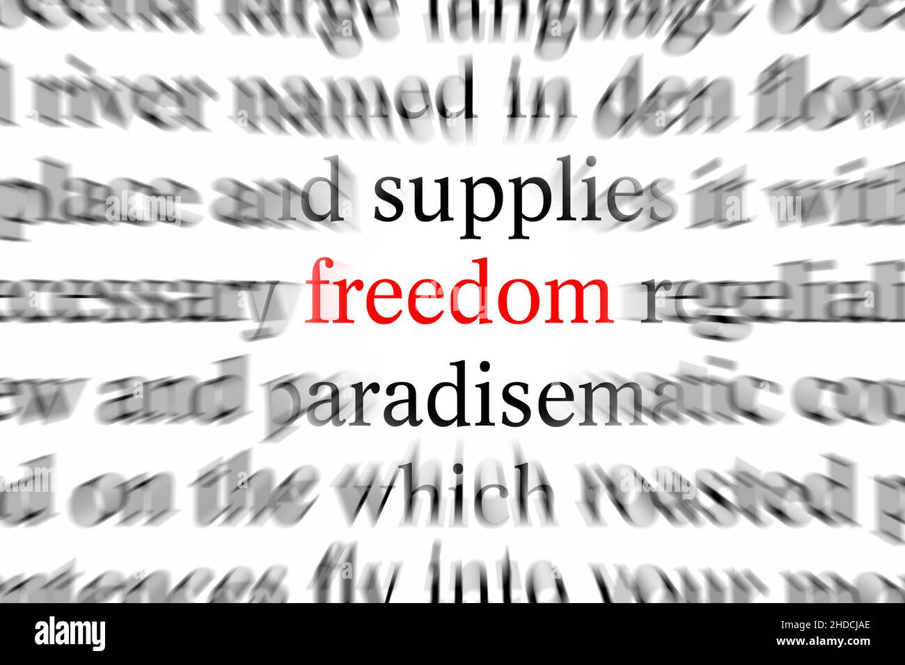 Freedom, Freiheit, Symbolfoto, Textpassage Stock Photo - Alamy