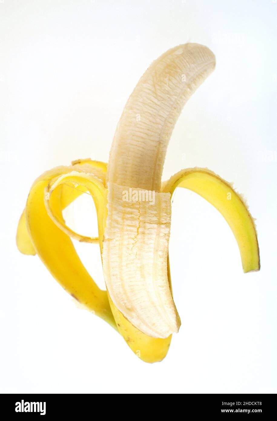 Halb abgeschälte Banane, Obst, Frucht, Früchte Stock Photo - Alamy