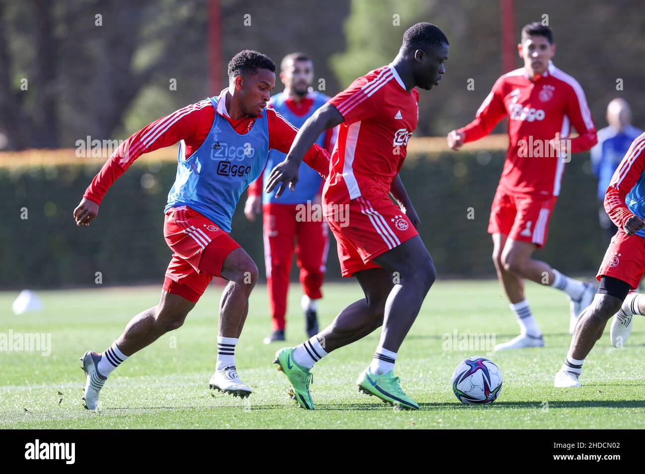 QUINTA DO LAGO, PORTUGAL - JANUARY 5: Jurrien Timber of Ajax Amsterdam ...
