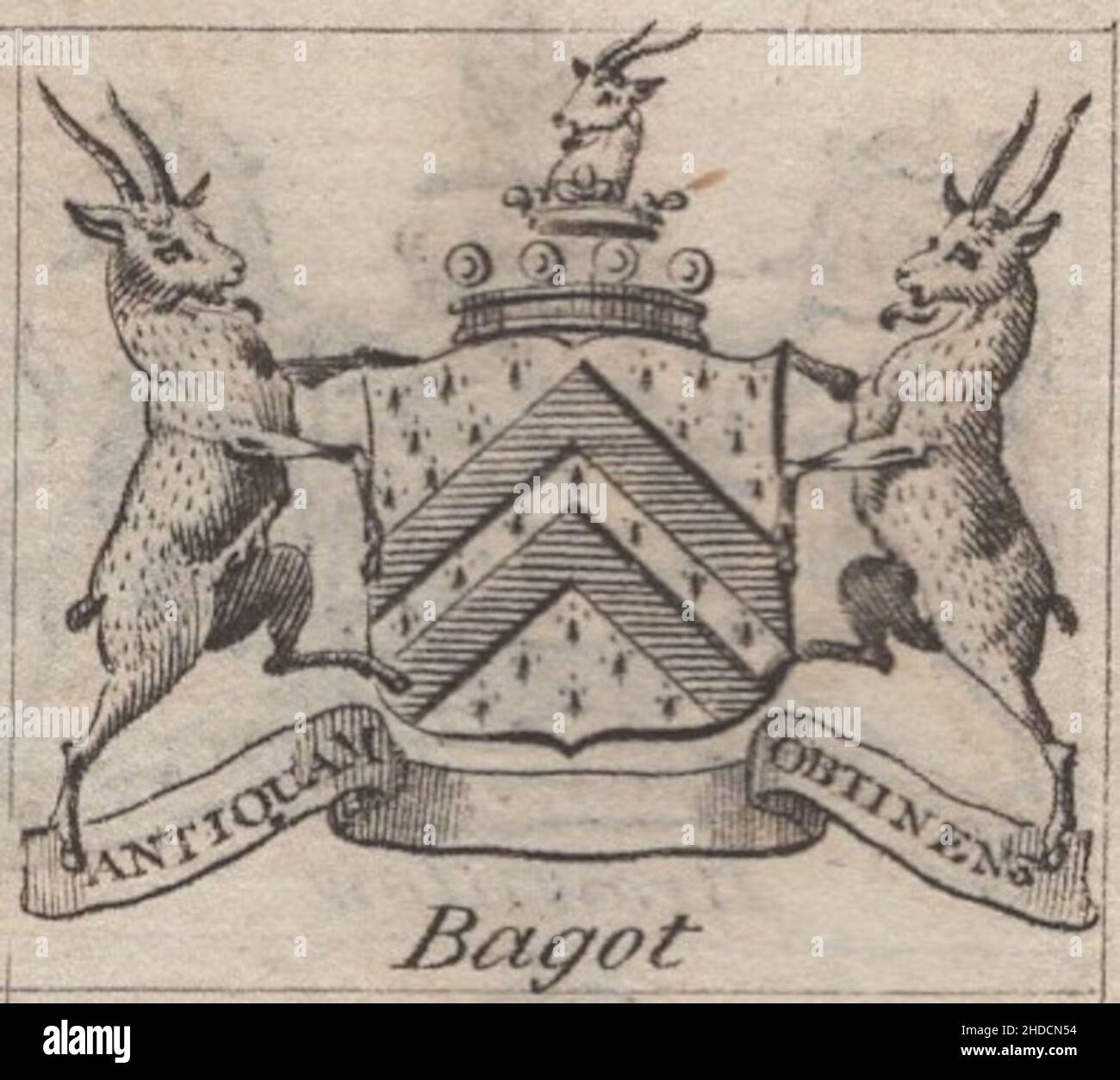 Bagot coat of arms hi-res stock photography and images - Alamy