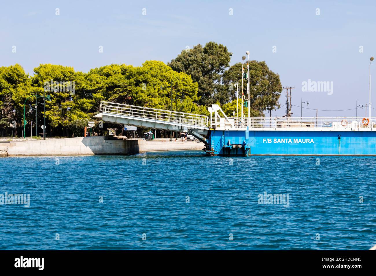 Lefkas canal hi-res stock photography and images - Alamy