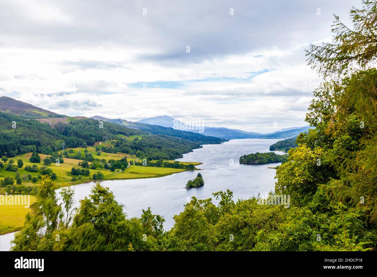 Scotland, queens View, hole Tummel, , Schottland, Queens View, Loch ...