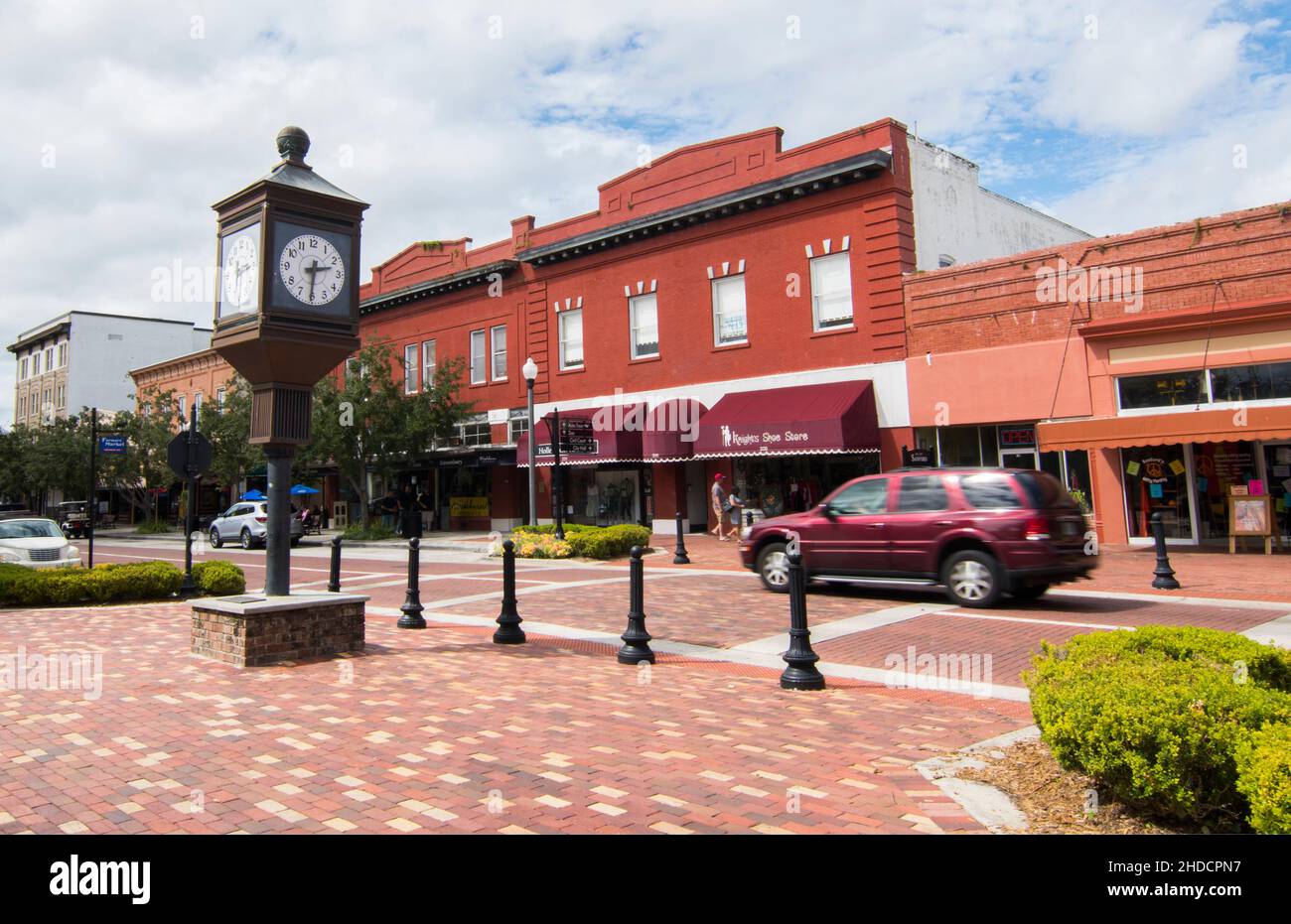 Sanford Florida downtown 1st Street main street small town antique area ...