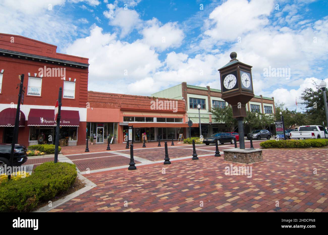 Sanford Florida downtown 1st Street main street small town antique area ...
