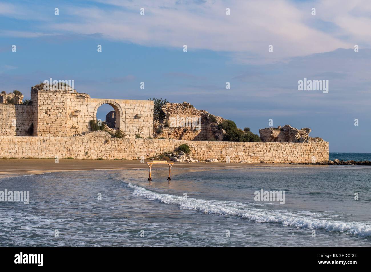 Beach and castle of korykos hi-res stock photography and images - Alamy