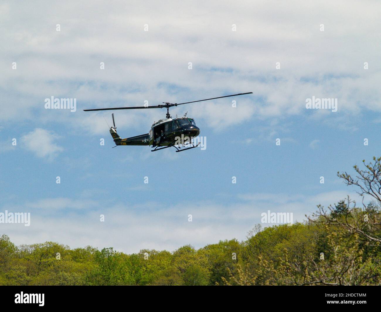 US Army Military Academy, West Point, NY in flight during training ...