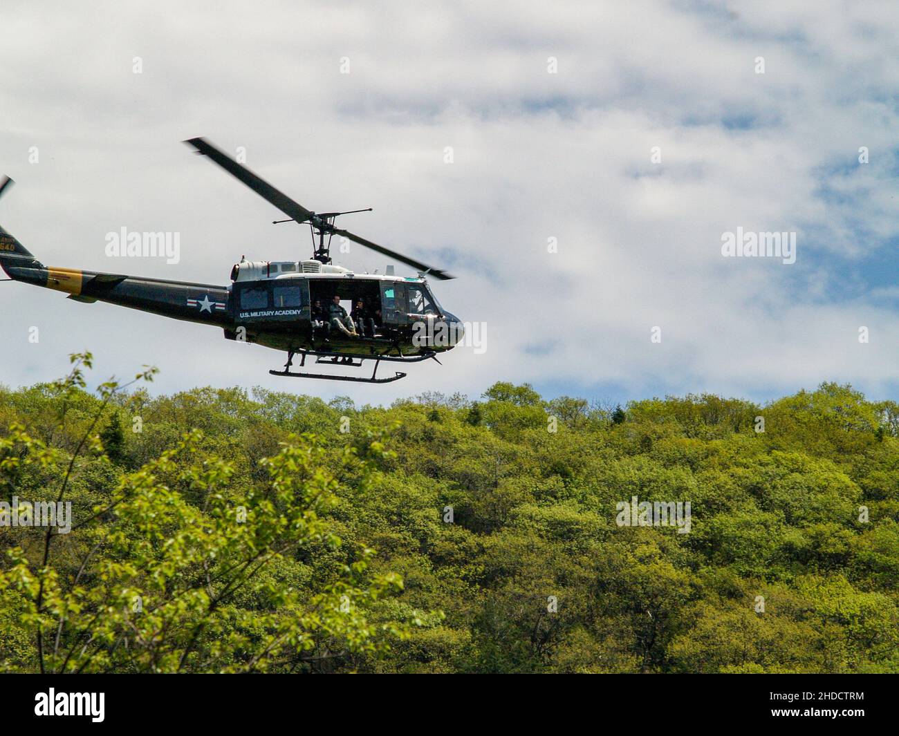 US Army Military Academy, West Point, NY in flight during training ...