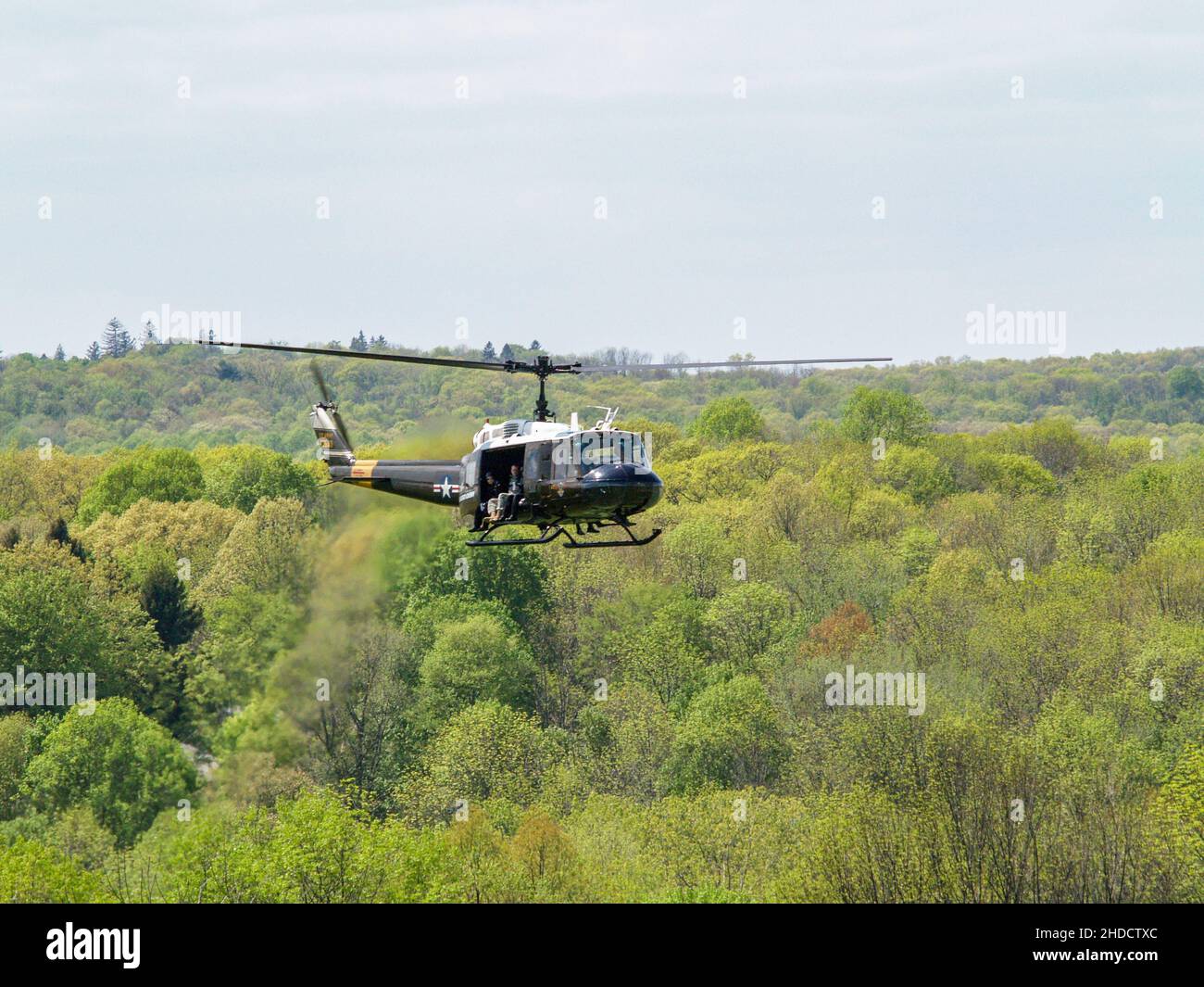US Army Military Academy, West Point, NY in flight during training ...
