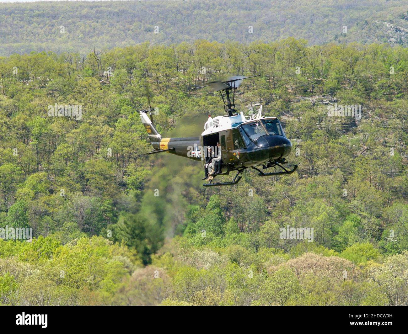 US Army Military Academy, West Point, NY in flight during training ...