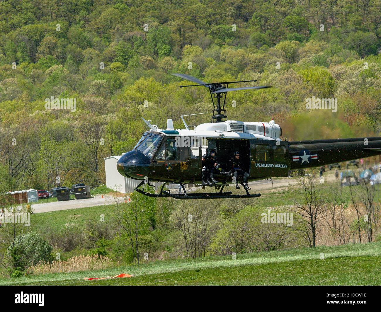 US Army Military Academy, West Point, NY in flight during training ...